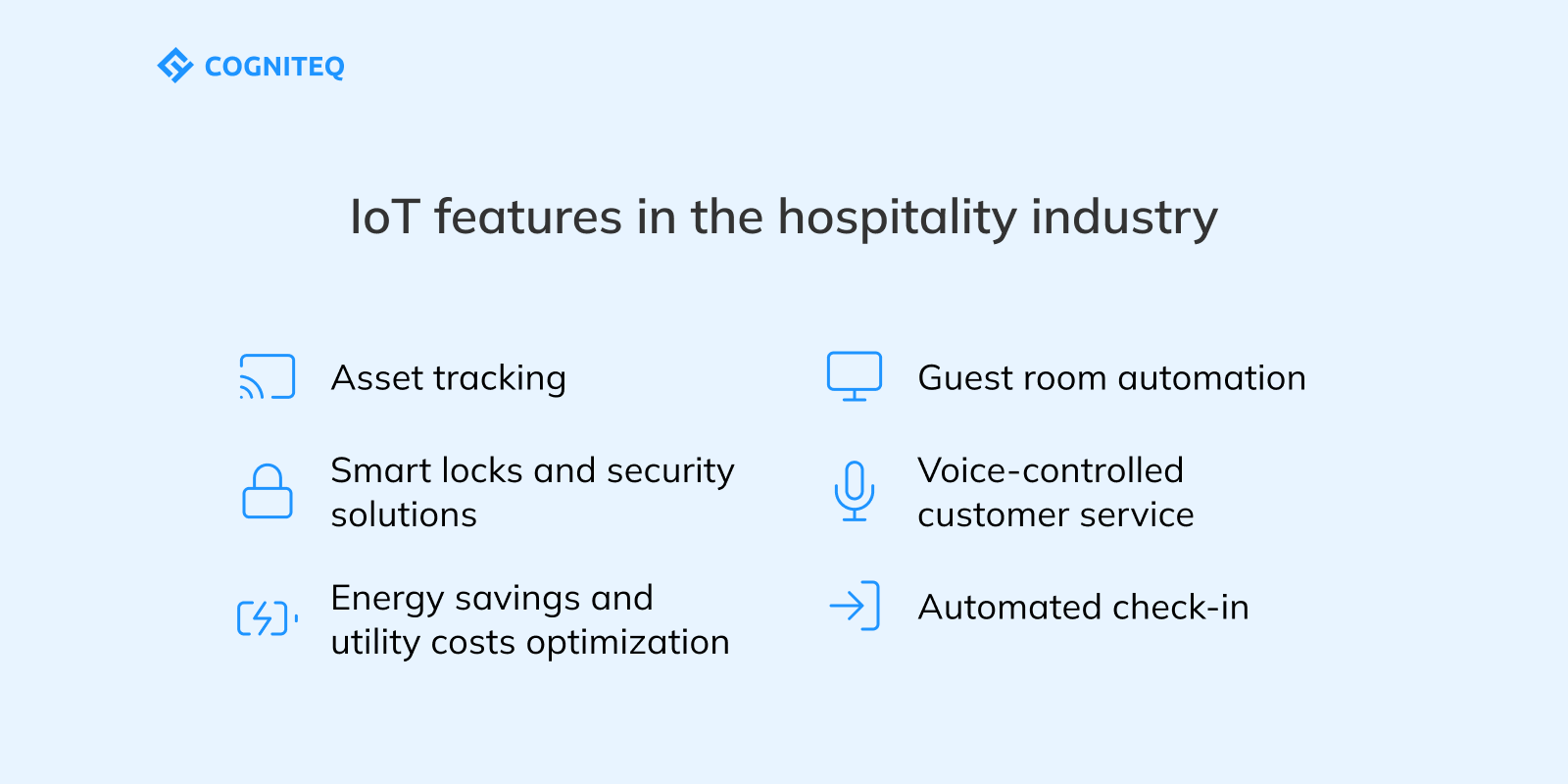 IoT in Hospitality: Modern Use Cases and Major Benefits | Cogniteq